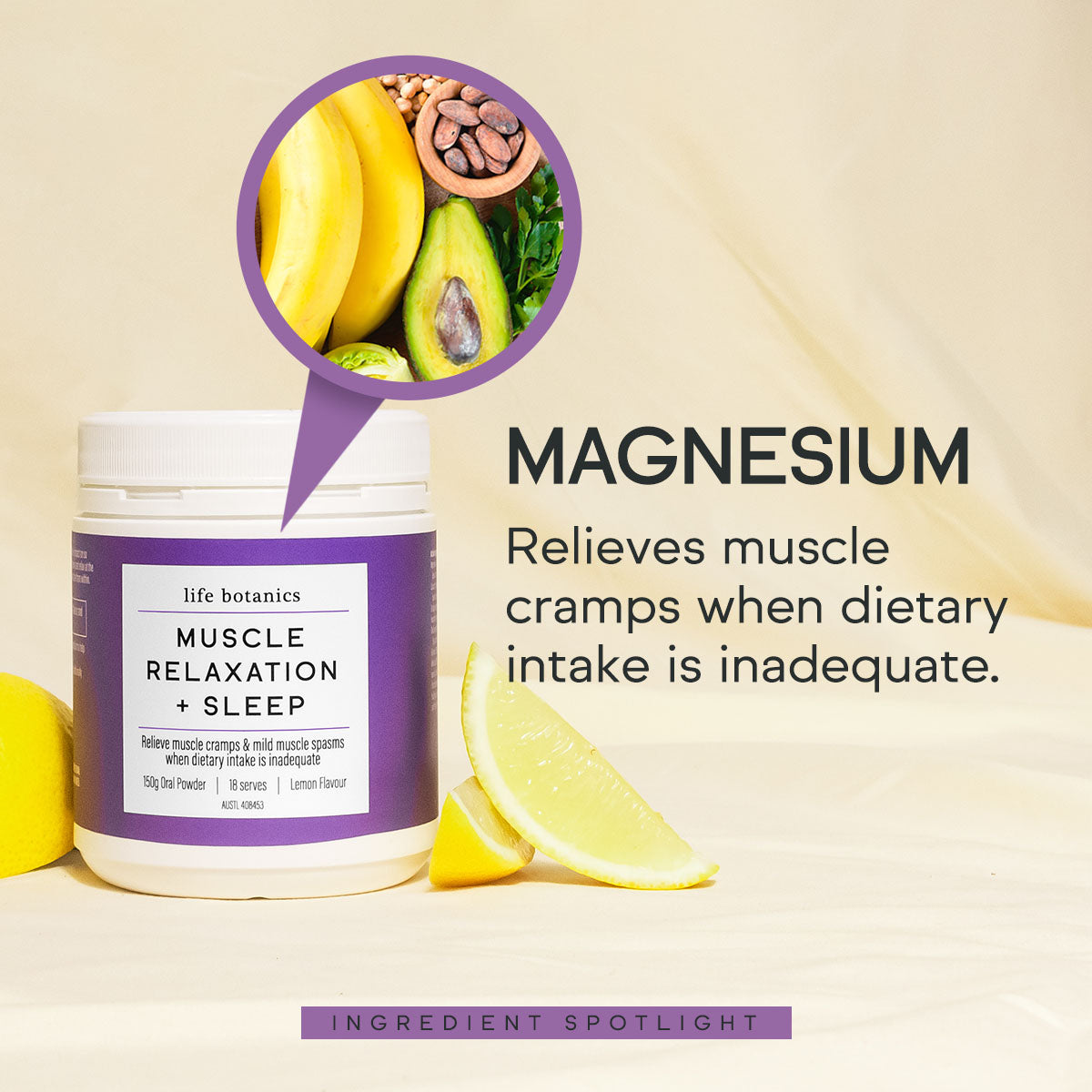 Muscle Relaxation + Sleep 150g – Health Vitality Wholesale